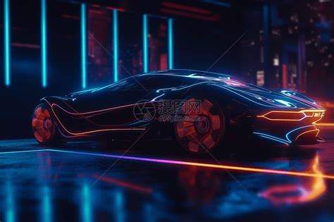 未来主义汽车图片素材 正版创意图片 摄图网