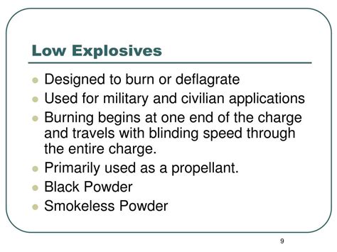 Ppt Explosives Powerpoint Presentation Free Download Id1412500