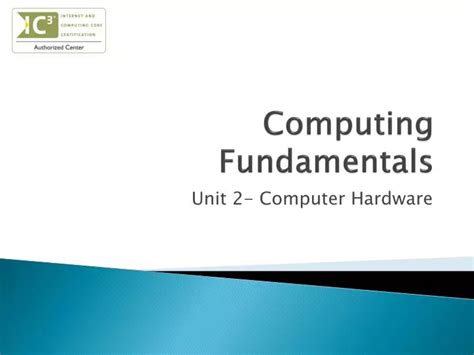 PPT Computing Fundamentals PowerPoint Presentation Free Download ID
