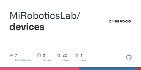 Github Miroboticslab Devices
