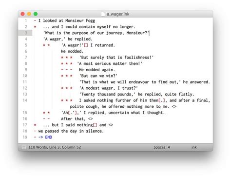 inkle s narrative scripting language