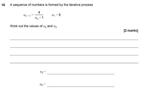 Gcse Iterative Methods Questions And Answers