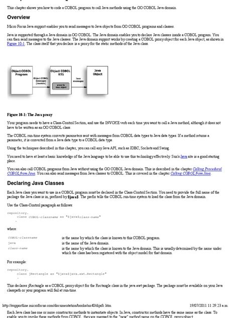Calling Java From Oo Cobol Pdf Method Computer Programming Java Calling Java From Oo Cobol Pdf Method Computer Programming Java