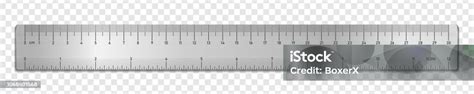 현실적인 금속 테이프 눈금자 투명 한 배경에 고립입니다 Cm와 인치 이중 양면된 측정입니다 벡터 일러스트 레이 션 금속에 대한 스톡 벡터 아트 및 기타 이미지 Istock