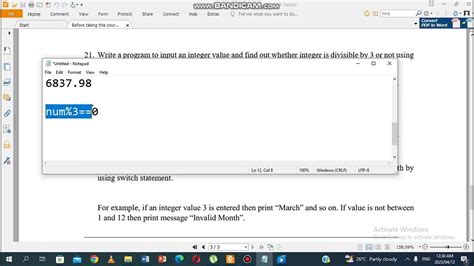 Programming Fundamentals Assignment C Part 2 Youtube