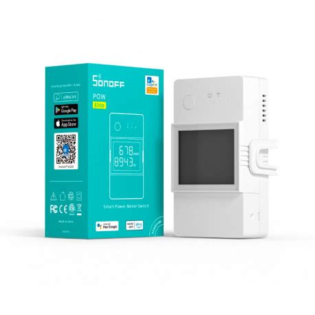 SONOFF Temperature Humidity Monitoring Smart Switch 20A With Display