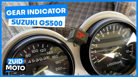 How To Install A Gear Indicator On A Suzuki Gs500 Youtube