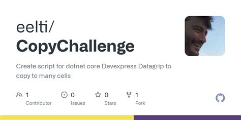 Github Eelticopychallenge Create Script For Dotnet Core Devexpress