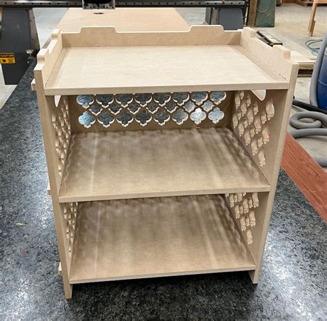 Stackable Box And Shelve Quatrefoil Pattern Cnc Machine Cut Files Crv Eps Dxf Ai Svg