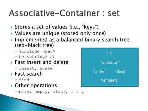 ppt stl associative containers powerpoint presentation free download