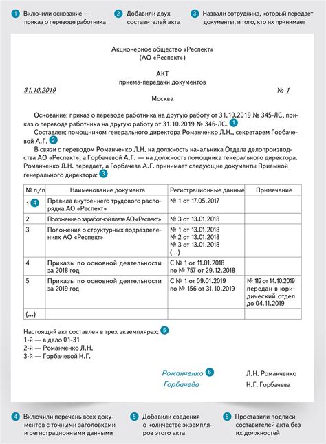 Акт 2020 как составить и оформить Справочник секретаря и офис менеджера № 11 Ноябрь 2019