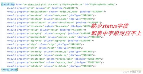 测试新增数据时报result maps collection does not contain value for cn shanxincd