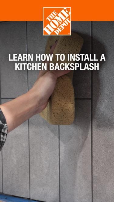 Learn How To Install A Kitchen Backsplash And More With DIY Remodel Help From The Home Depot