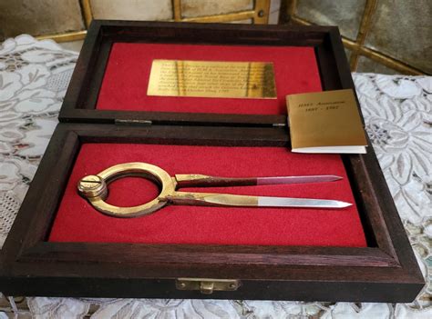 Vintage Brass Chart Divider Replicate Of One Recovered From Wreck