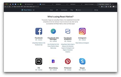 Update Facebook Logo Issue Facebook React Native Website Github