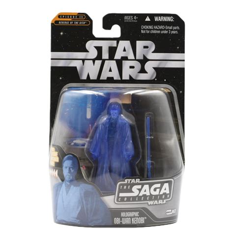 Star Wars The Saga Collection Holographic Obi Wan Kenobi Action Figure