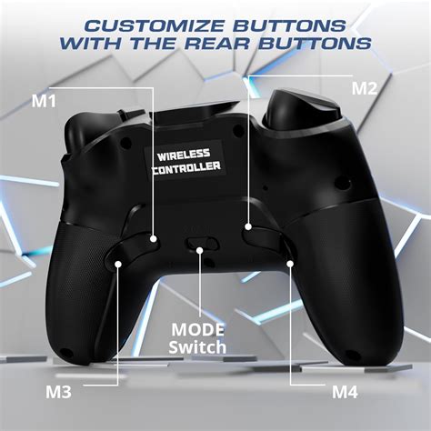 Pc Wireless Controller Bluetooth Gaming Controllers For Windows Steam Laptop