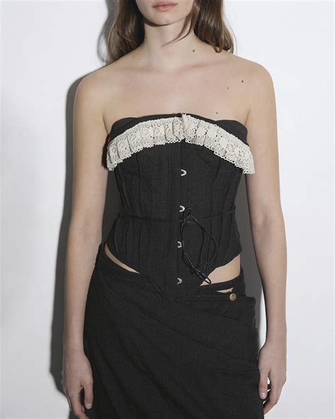 Mélusine Wool Corset By Sofia Andreassi
