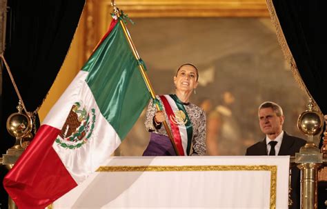 Viva Un México Independiente Y Soberano” Claudia Sheinbaum En Su