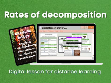 Rates Of Decomposition Distance Learning Teaching Resources