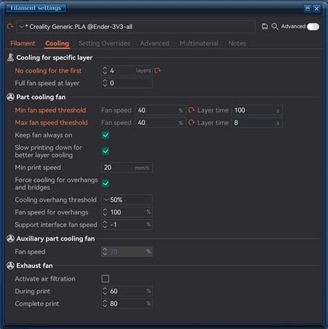 Speed Control Settings R Orcaslicer