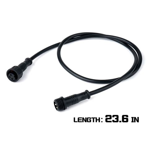 Bluetooth Led Whip Light 2ft 3 Pin Cable Extension Kit Xprite Usa