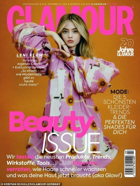 Helene Boshoven Klum Glamour Magazine May 2021 Cover Photo Germany