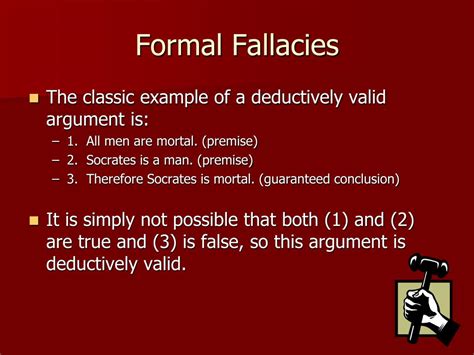 Formal And Informal Fallacies Examples