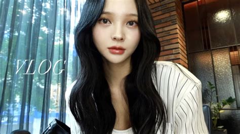 단발탈출붙머하고 여신머리 했어요 🤍 22인치 붙임머리 물결펌 스타일링 레이어드컷•가격•톤다운염색 Youtube