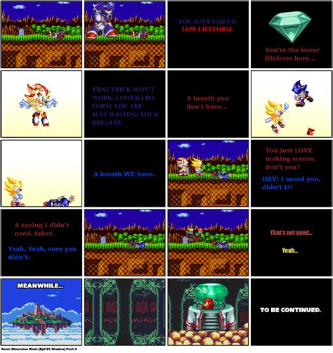 Sonic Dimension Blast Ep2 S1 Shadow Part 4 Comic Studio