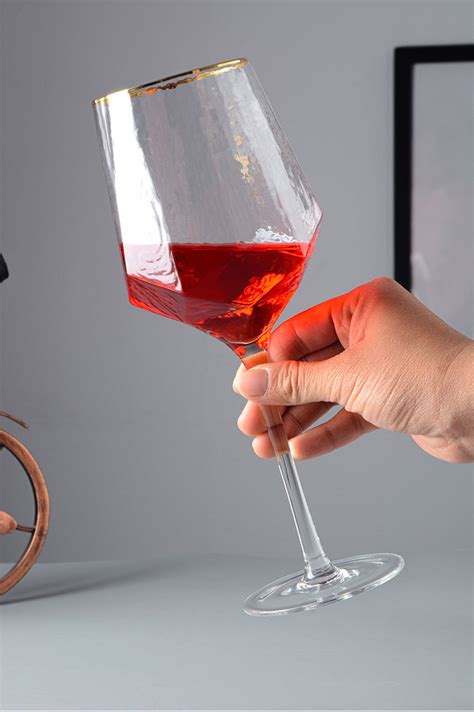 Golden Edge Wine Glass Wedding Glasses Champagne F Grandado