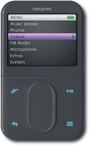 Best Buy Creative Labs Zen Visionm 30gb Mp3 Player And Image Viewer