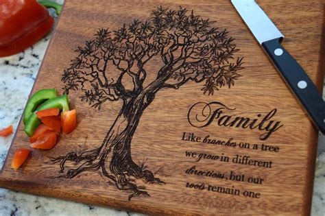Tree Cutting Board Cutting Board Tree Personalized Cutting Etsy Tree Cutting Board Cutting Board Tree Personalized Cutting Etsy