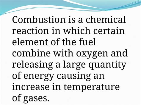 Combustion Principles And Theory Pptpptx
