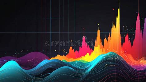 Flowing Waves Of Light In Vibrant Colors Depicting Dynamic Motion And