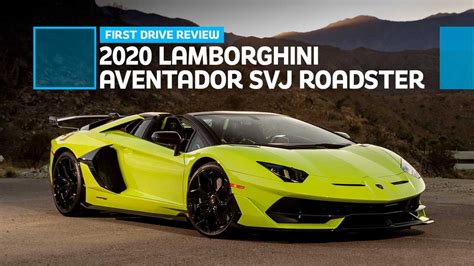 Lamborghini Aventador Svj Roadster Price Specs Photos Review