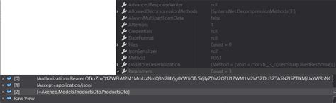 API RestSharp Creating A New Product With ErrorException Invalid