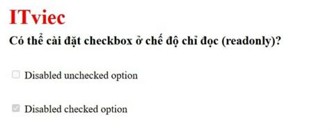 Checkbox Html Cách Chèn Và Tùy Chỉnh Checkbox Trong Html Itviec Blog