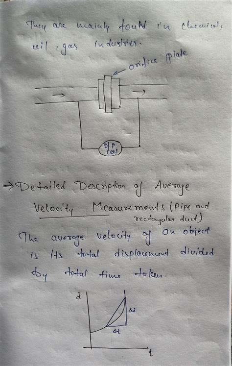 [solved] P1 Velocity Measurement Techniques Pipe Duct Average Flow Course Hero