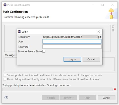 이클립스에서 Git Receive Pack Not Permitted On 에러 발생 시 해결방법 Rabbit Macaron