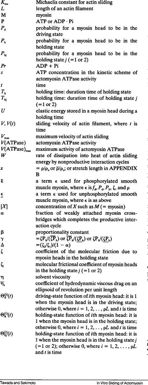 Figure 1 From A Physical Model Of Atp Induced Actin Myosin Movement In Vitro Semantic Scholar