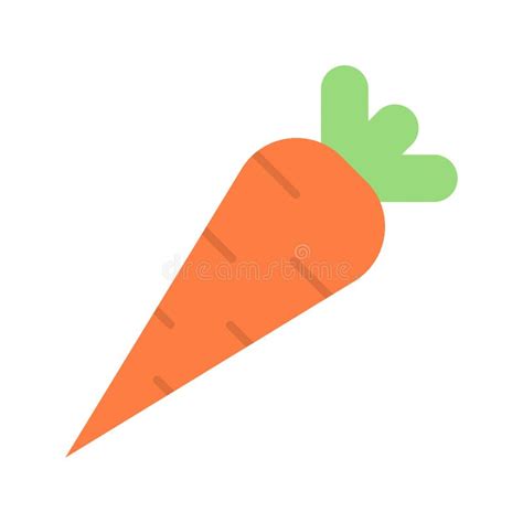 Carrot Icon Vector Image Stock Vector Illustration Of Vegetable 277487536