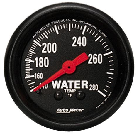 Vattentempmätare 52mm 140 280ºf Mekanisk Z Series Ddesign