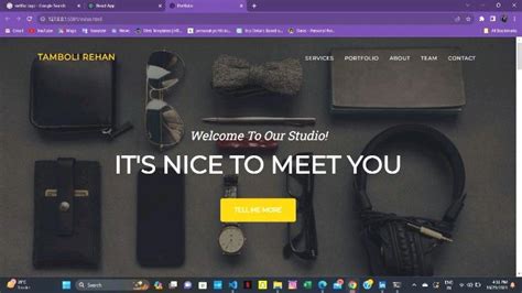 Webdesign Portfolio Webdevelopment Digitaljourney Collaboration Techpaathshala Rehan Tamboli