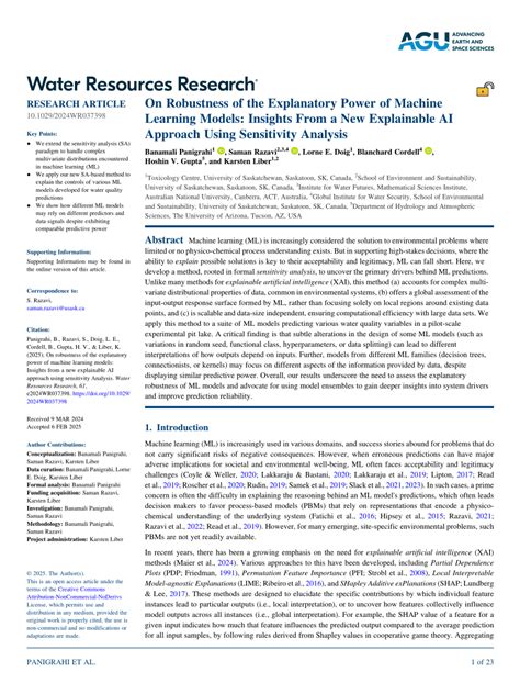 Pdf On Robustness Of The Explanatory Power Of Machine Learning Models