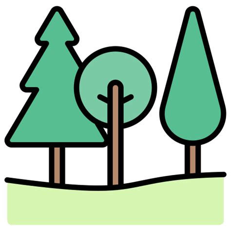 Trees Generic Color Lineal Color Icon