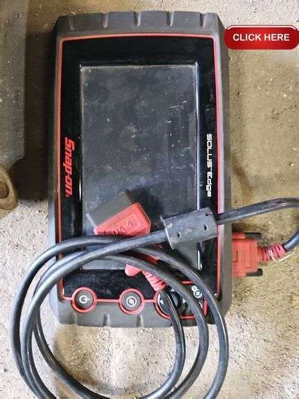Snap On Scanner Solus Edge Rideau Auctions