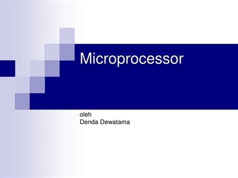 Ppt Microprocessor Powerpoint Presentation Free Download Id2036156