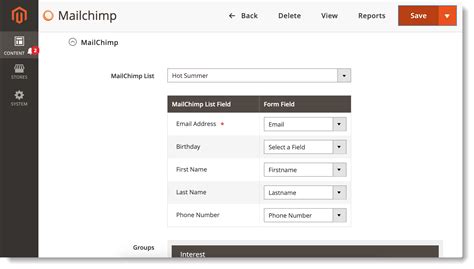 Mailchimp Plugin Magento 2 Blue Form Builder Magezon