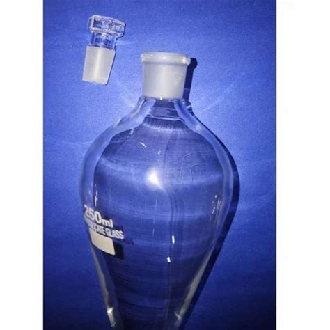 250ml Borosilicate Glass Separating Funnel For Chemical Laboratory 250ml Borosilicate Glass Separating Funnel For Chemical Laboratory